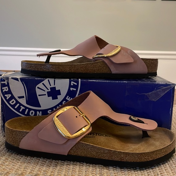 Birkenstock | Shoes | Birkenstock Gizeh Big Buckle Old Rose Asst Go ...